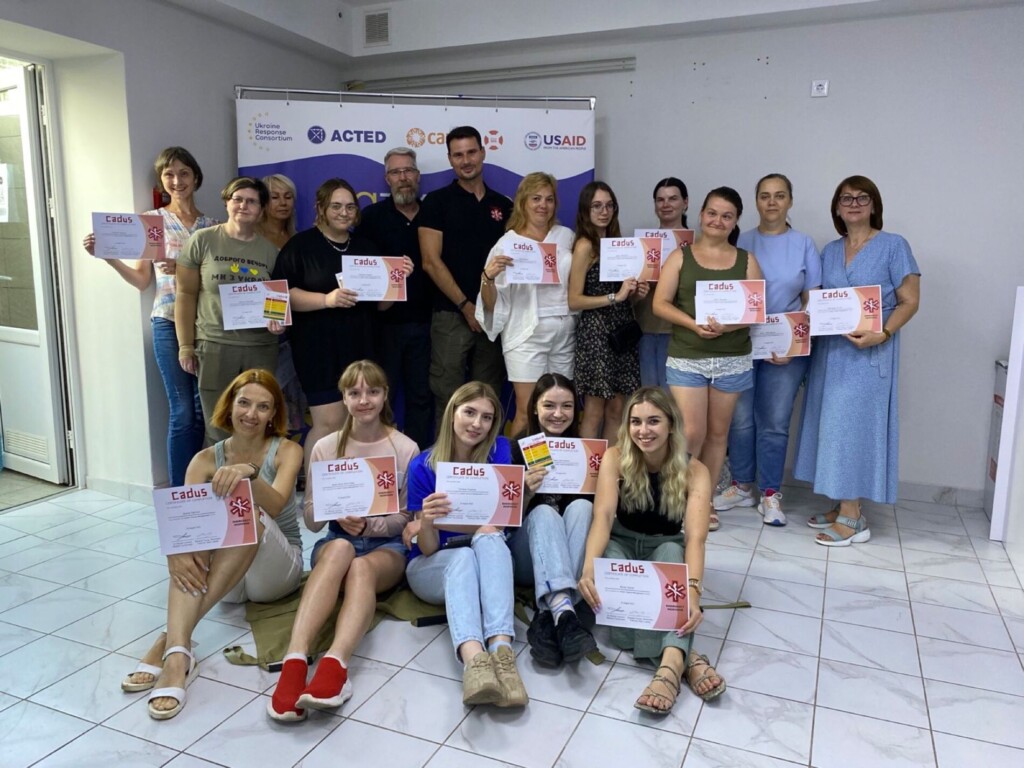 Each one teach one – medical trainings in Ukraine - cadus.org